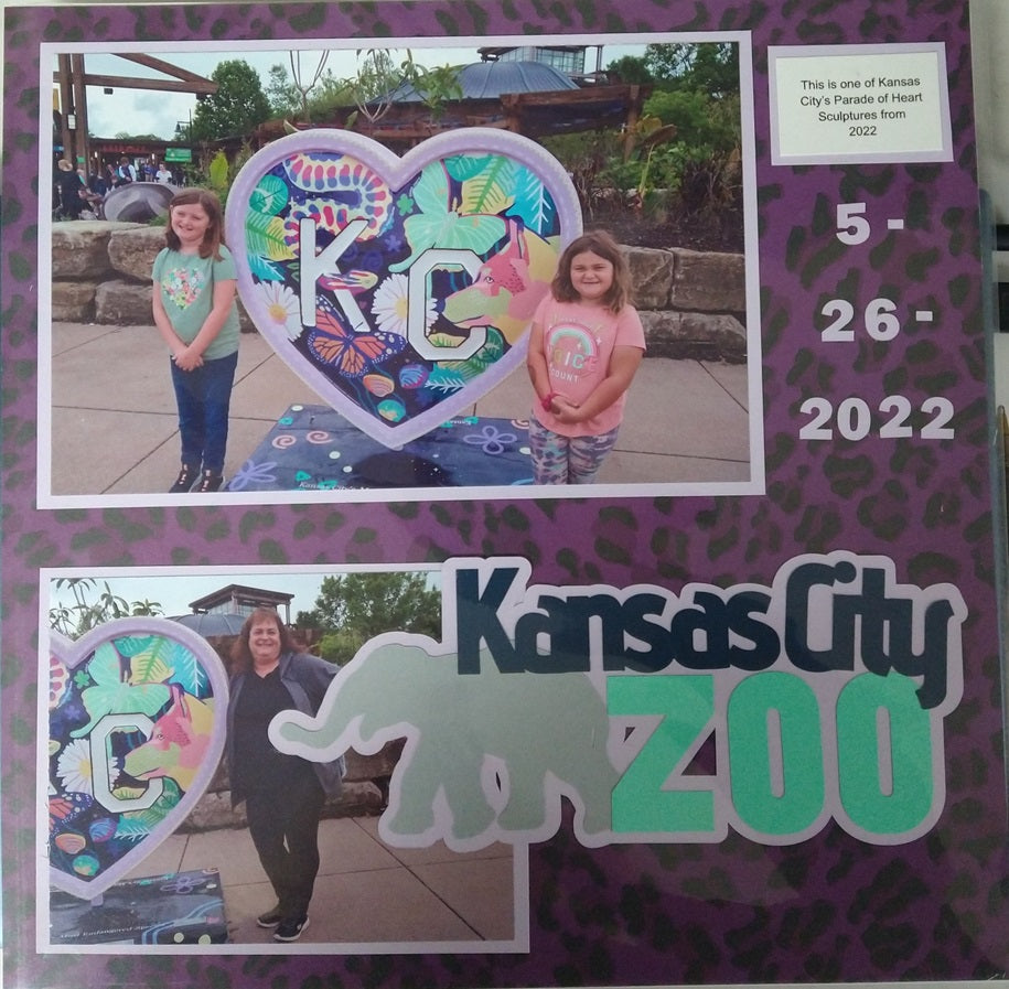 Kansas City Zoo Scrapbook Layout – Country Croppers