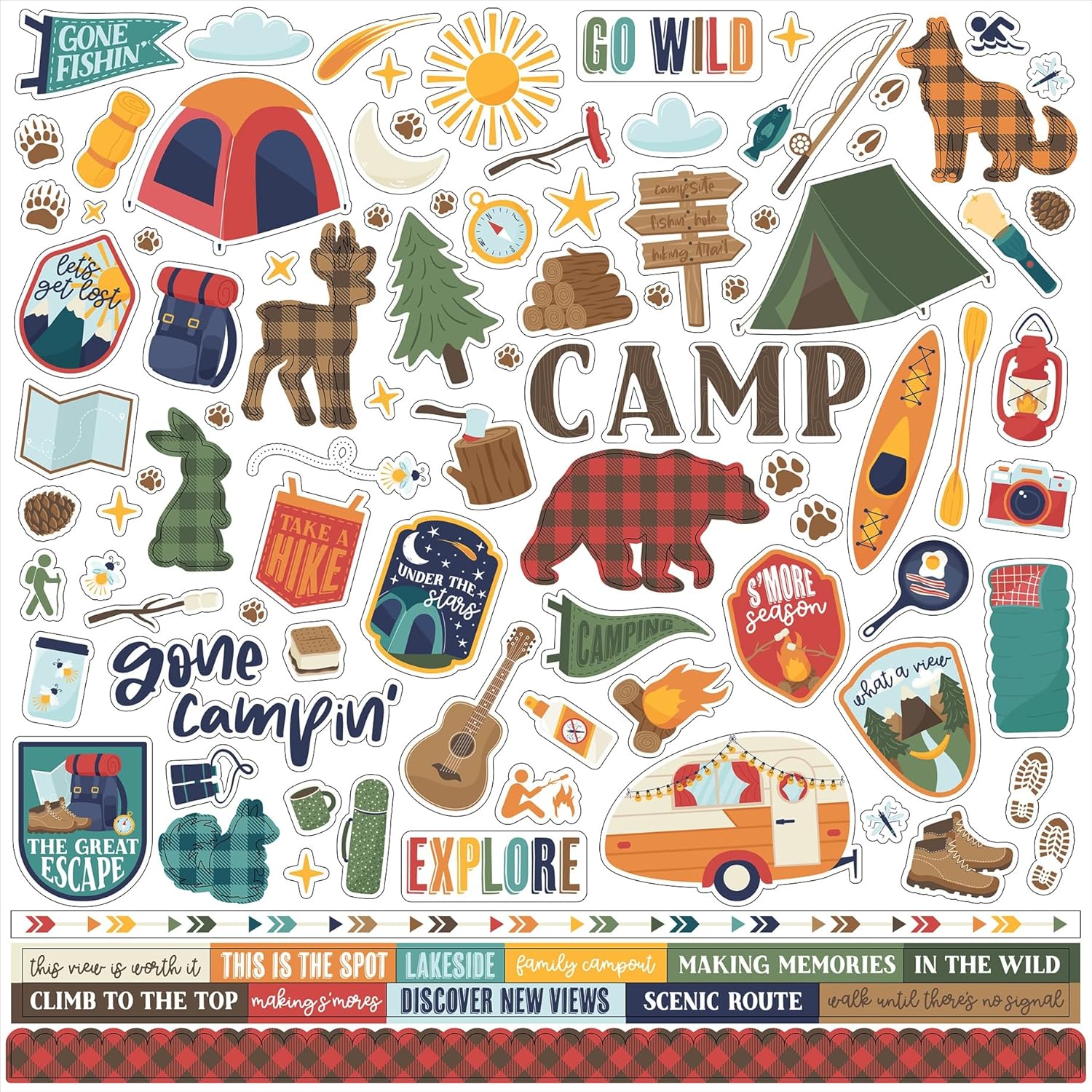 Into the Wild 12x12 Element Stickers Set – Country Croppers