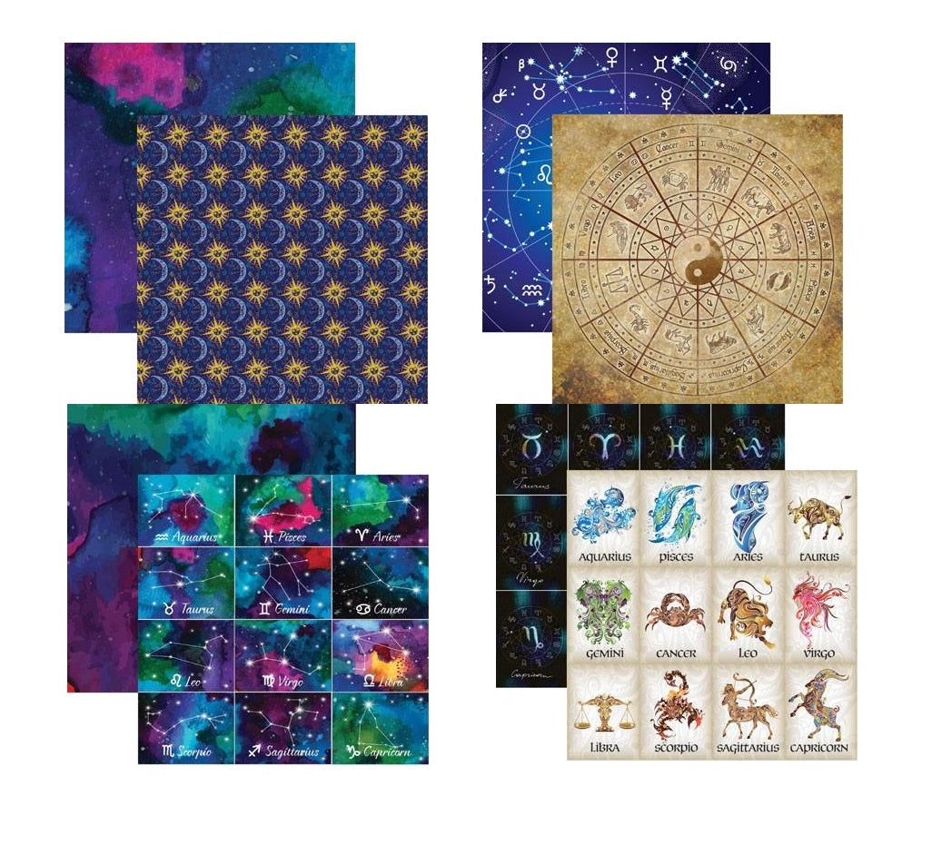 Zodiac Whats Your Sign 12x12 Scrapbook Papers Set – Country Croppers