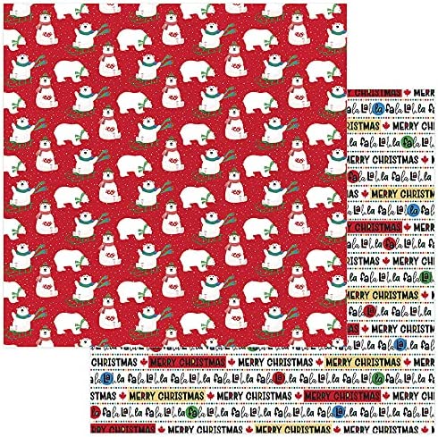 Polar Games Polar Bear Christmas - O Canada 12X12 Travel Scrapbook Pap ...