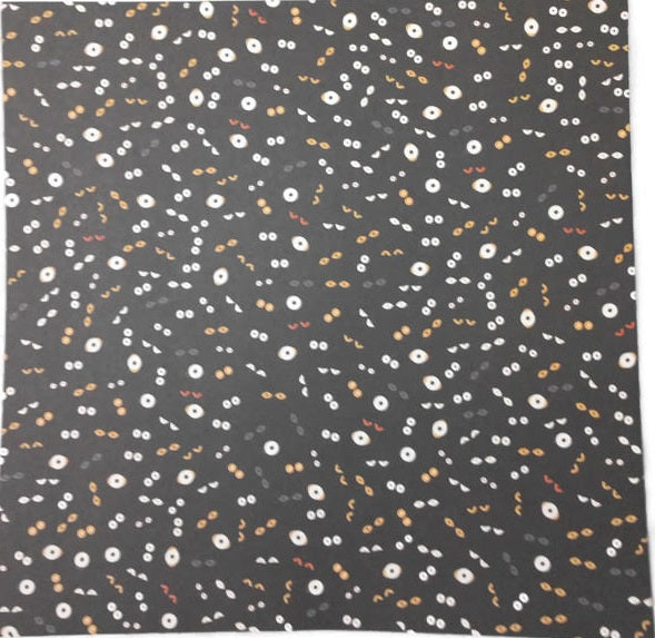 Black And White Halloween Scrapbook Paper