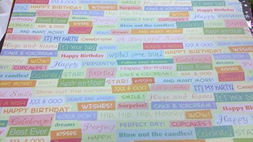 12x12 Celebrate - Brights Word Paper - 4 Sheets – Country Croppers