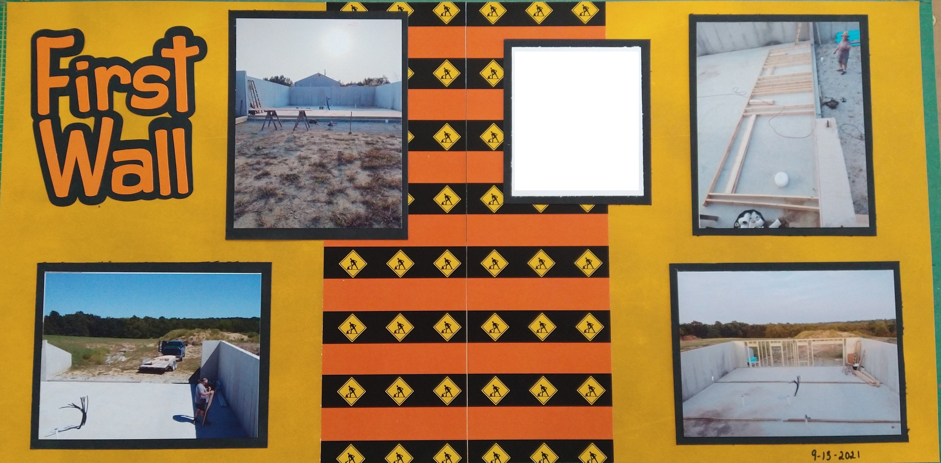 Construction Scrapbook Layout – Country Croppers