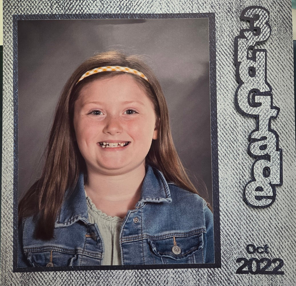 Third Grade Pictures Scrapbook Layout – Country Croppers