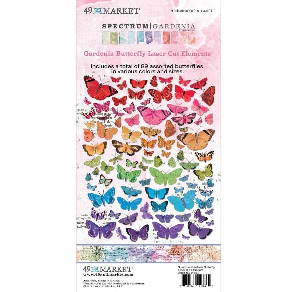 Spectrum Gardenia Butterfly Laser Cut Elements - 49 and Market ...