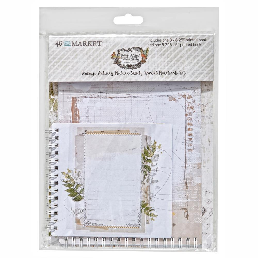 Vintage Artistry Nature Study Spiral Notebook Set - 49 and Market ...