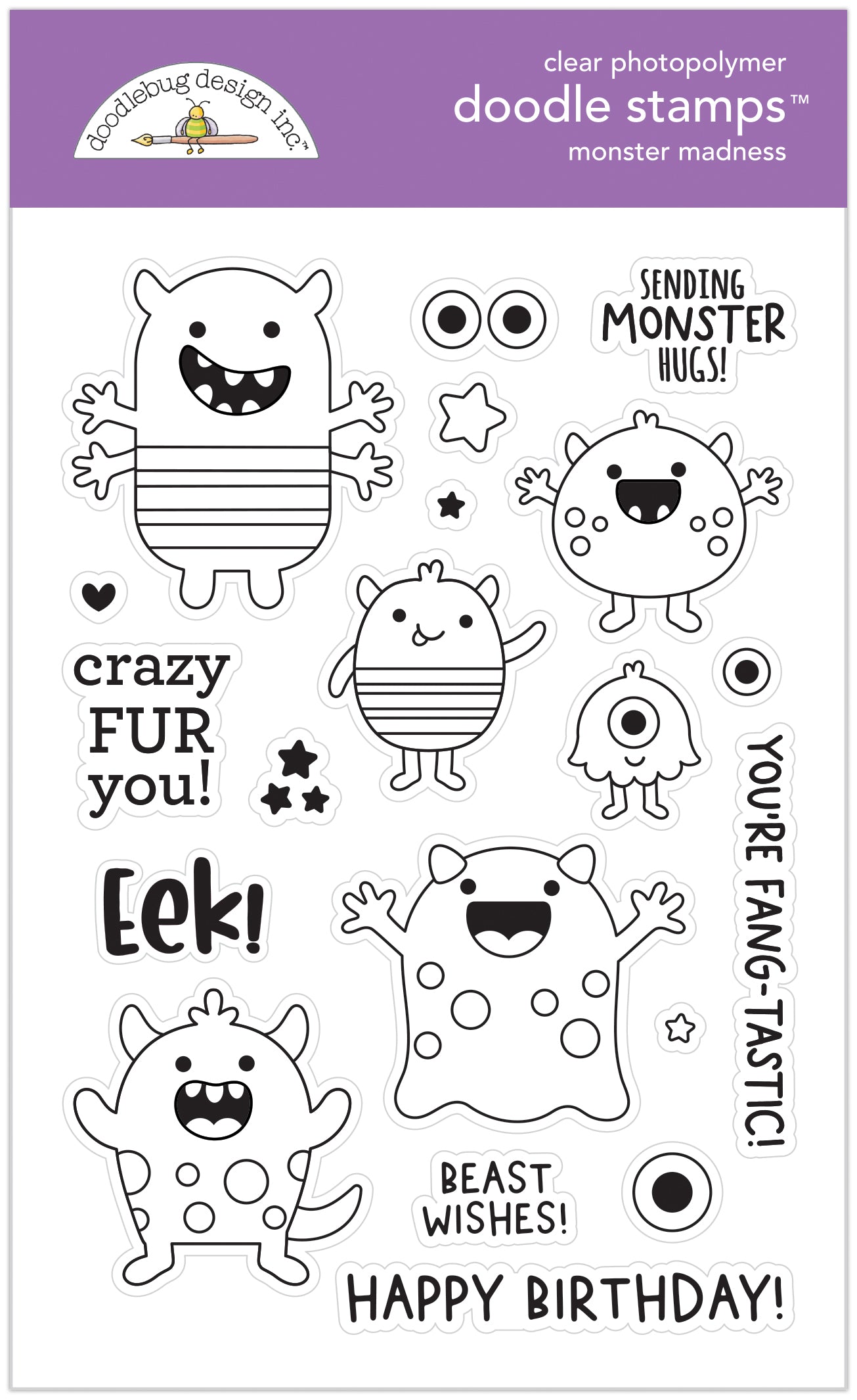 Monster Madness - Doodle Stamps Set – Country Croppers