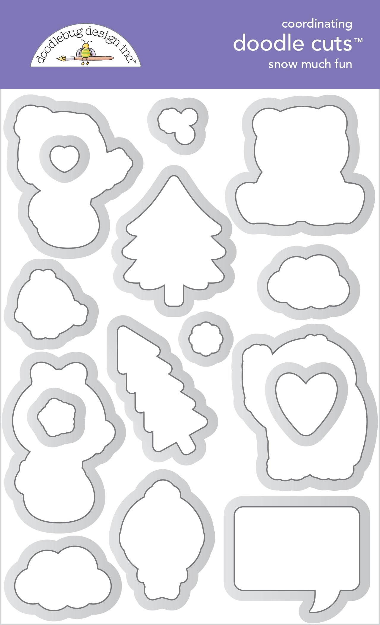 Snow Much Fun Doodle Cuts Dies Set – Country Croppers