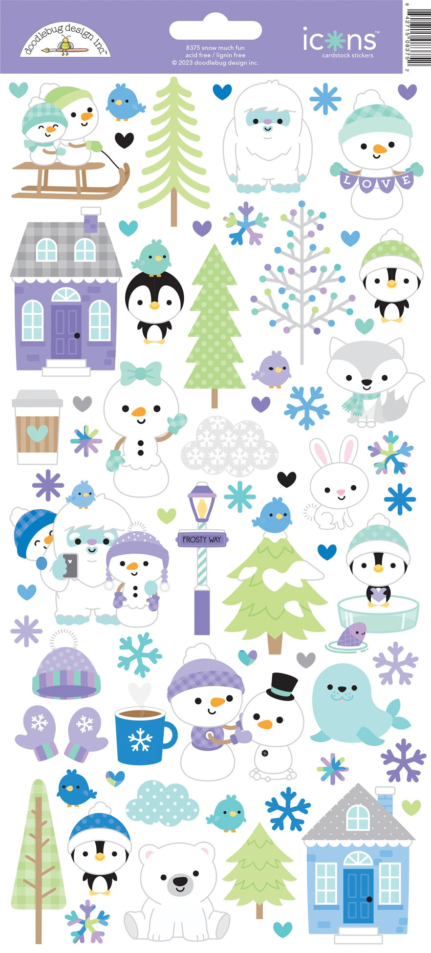Snow Much Fun Icons Stickers – Country Croppers
