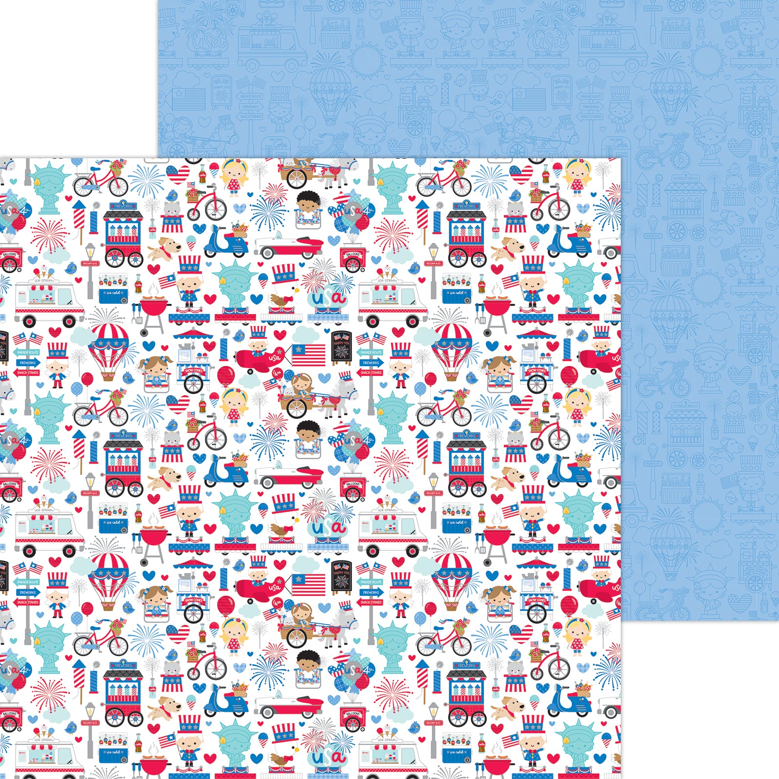 All American - Hometown USA Scrapbook Paper – Country Croppers
