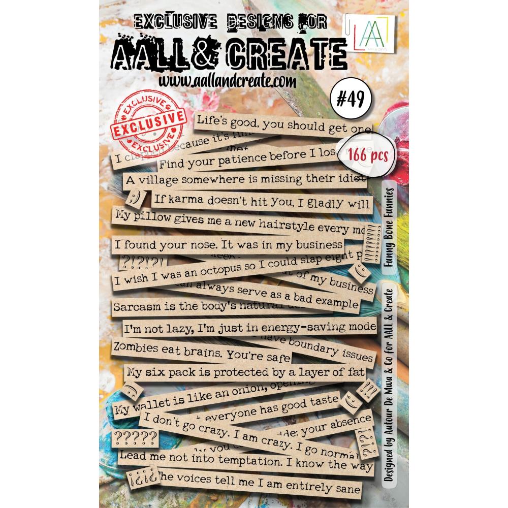 Funny Bones Words Ephemera Set by AAL & Create – Country Croppers
