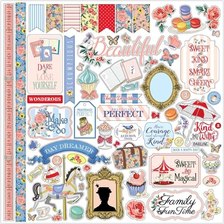 Practically Perfect 12x12 Stickers Set – Country Croppers