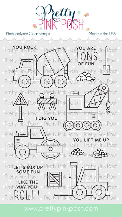 Construction Addition Stamps - by Pretty Pink Posh – Country Croppers