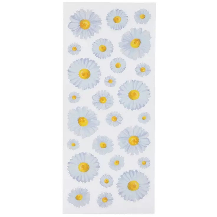 Daisy Flower Sticker Sheet - 26 Pieces – Country Croppers