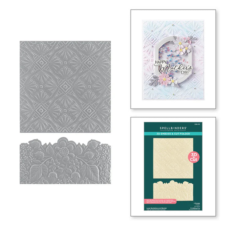 Luxe Backdrop and Border Emboss and Cut Folder – Country Croppers