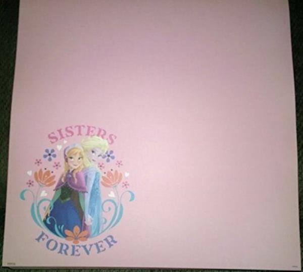 Frozen Sisters Forever - 12x12 Scrapbook Paper - 3 Sheets – Country ...