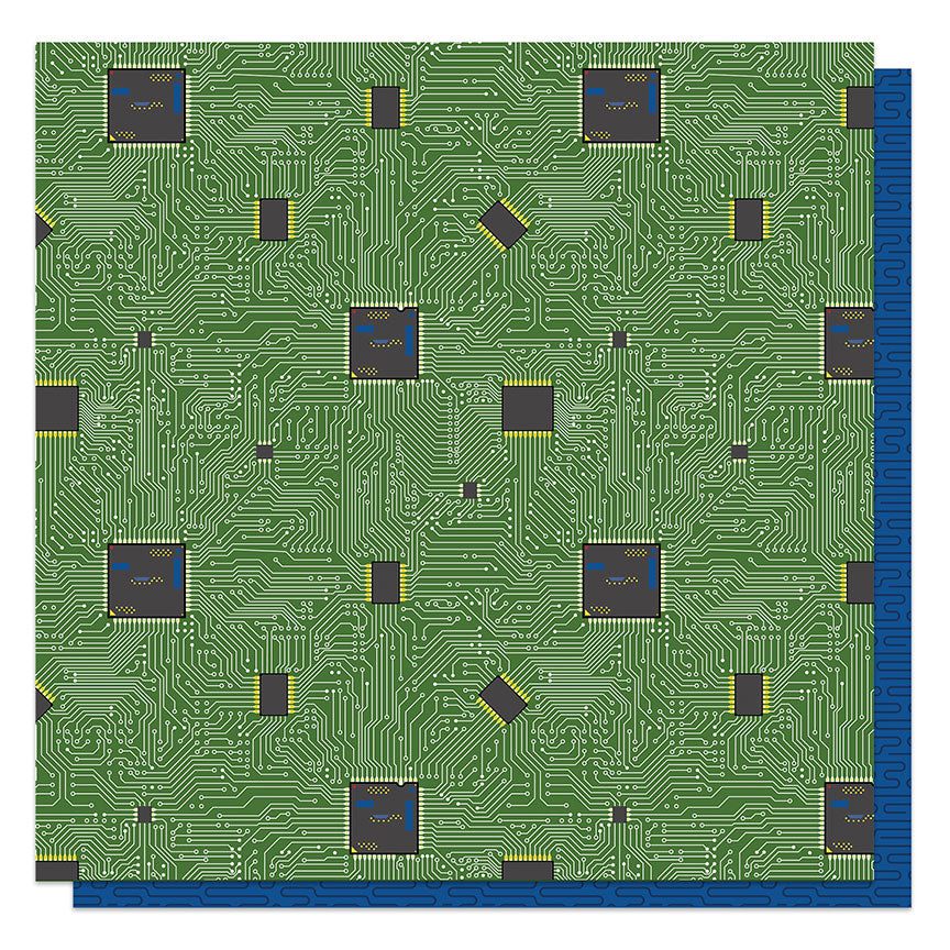 Circuit - Gamer- 12X12 Scrapbook Paper- – Country Croppers