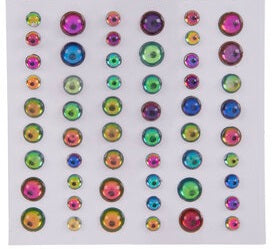 Rainbow Iridescent Bubble Stickers 54 Pieces – Country Croppers