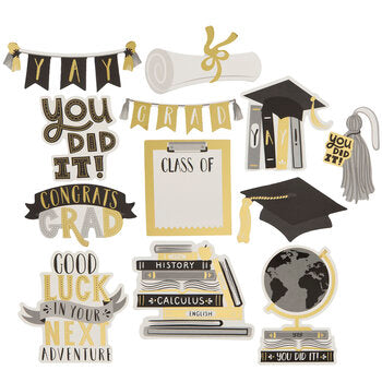 Graduation Die Cut Stickers Set - 36 Pieces – Country Croppers
