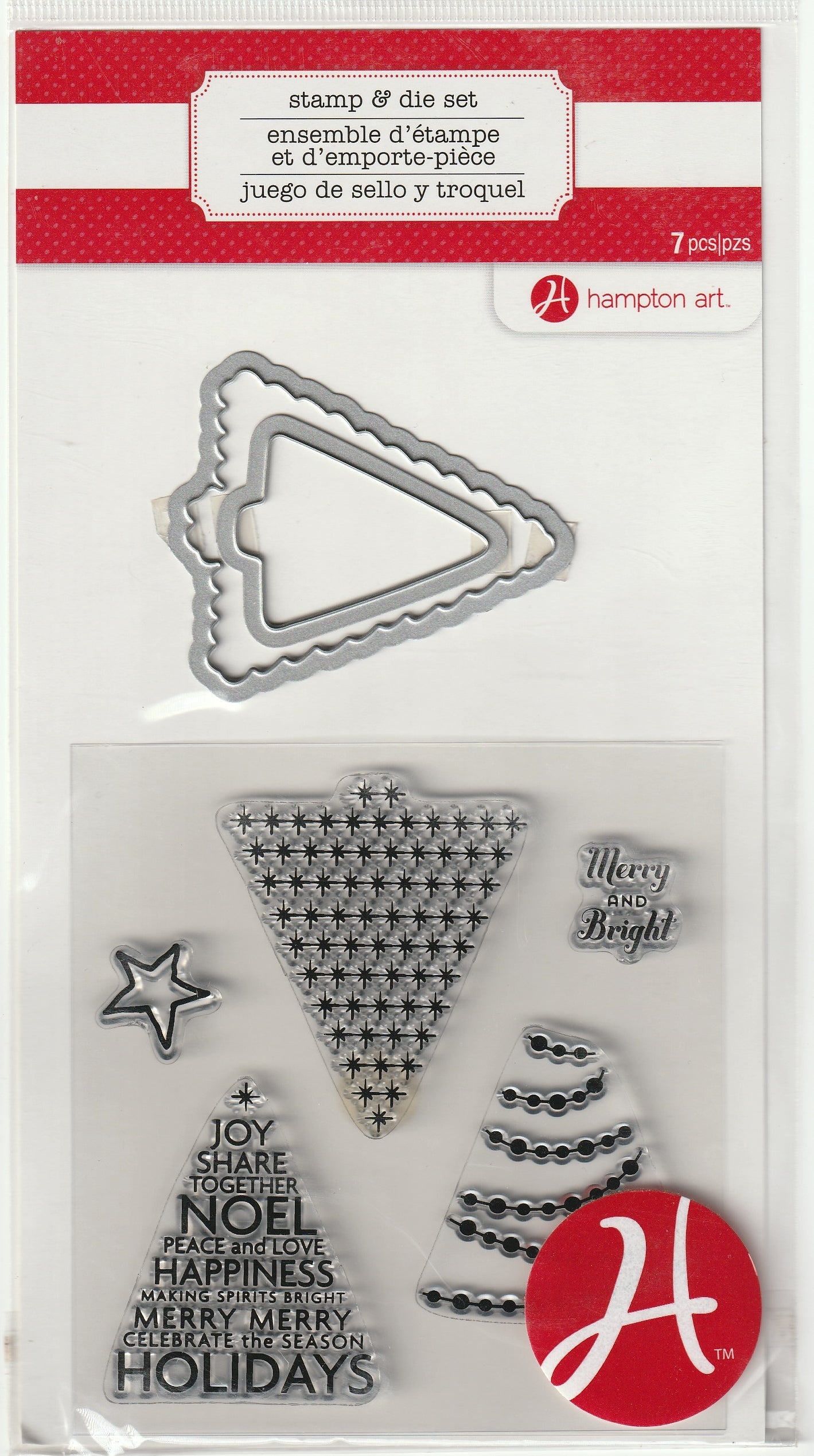 Modern Christmas Trees Stamps and Dies Set by Hampton Arts – Country ...