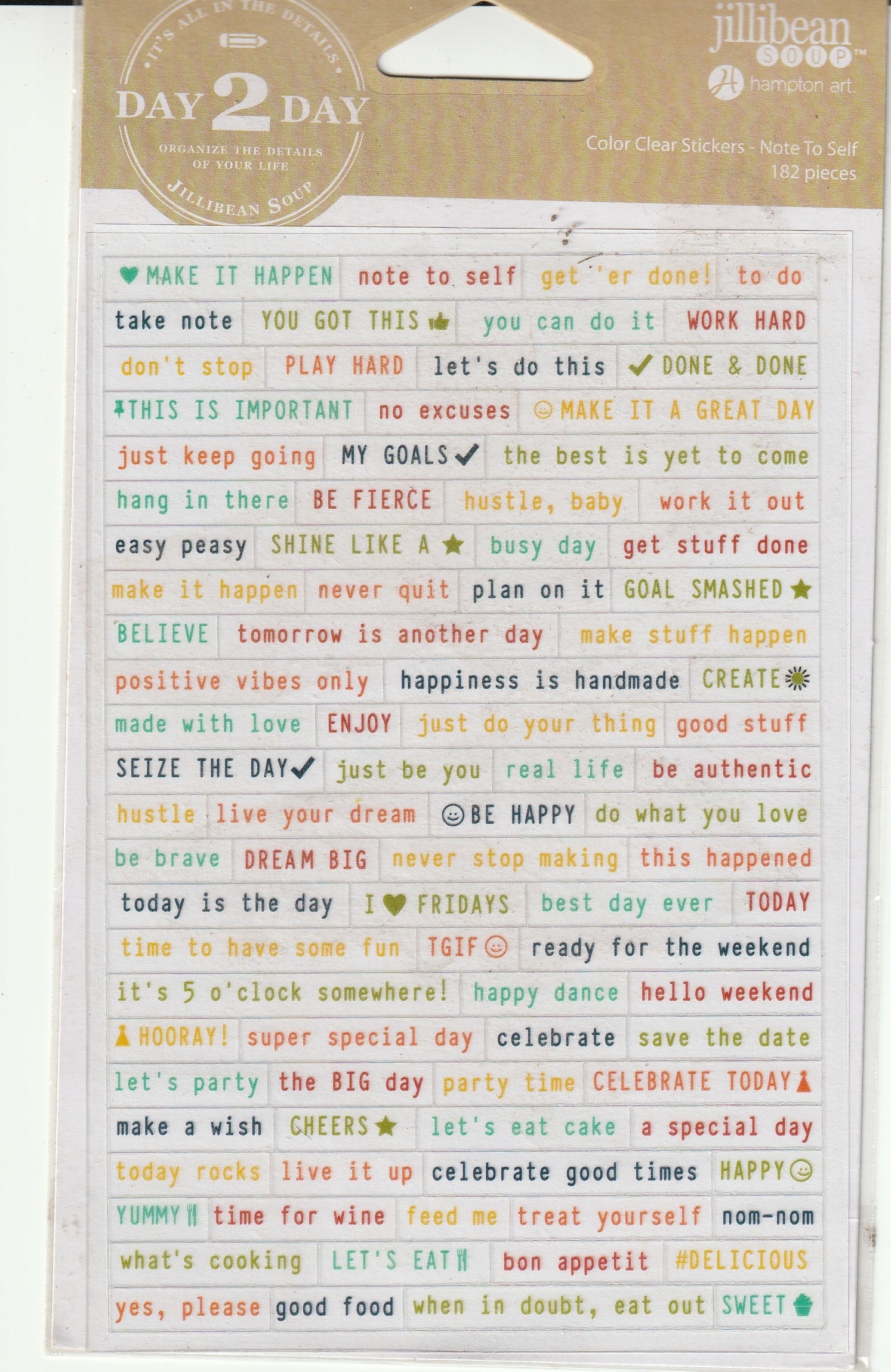 Day2Day Planner Word Strip Stickers – Country Croppers