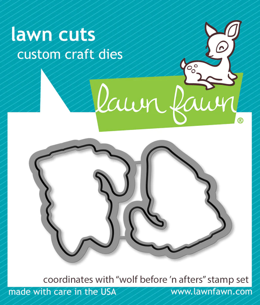 Wolf Before and After Dies Set by Lawn Fawn – Country Croppers