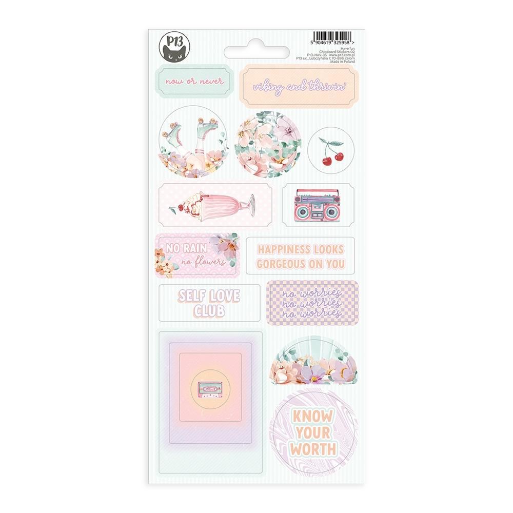 Have Fun Chipboard Stickers 4