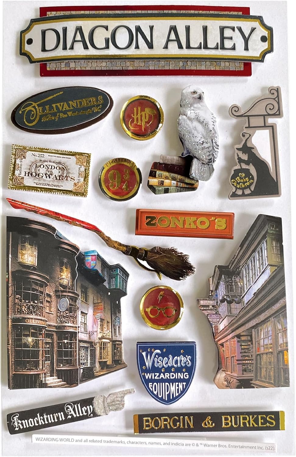Harry Potter Diagon Alley 3D Sticker – Country Croppers