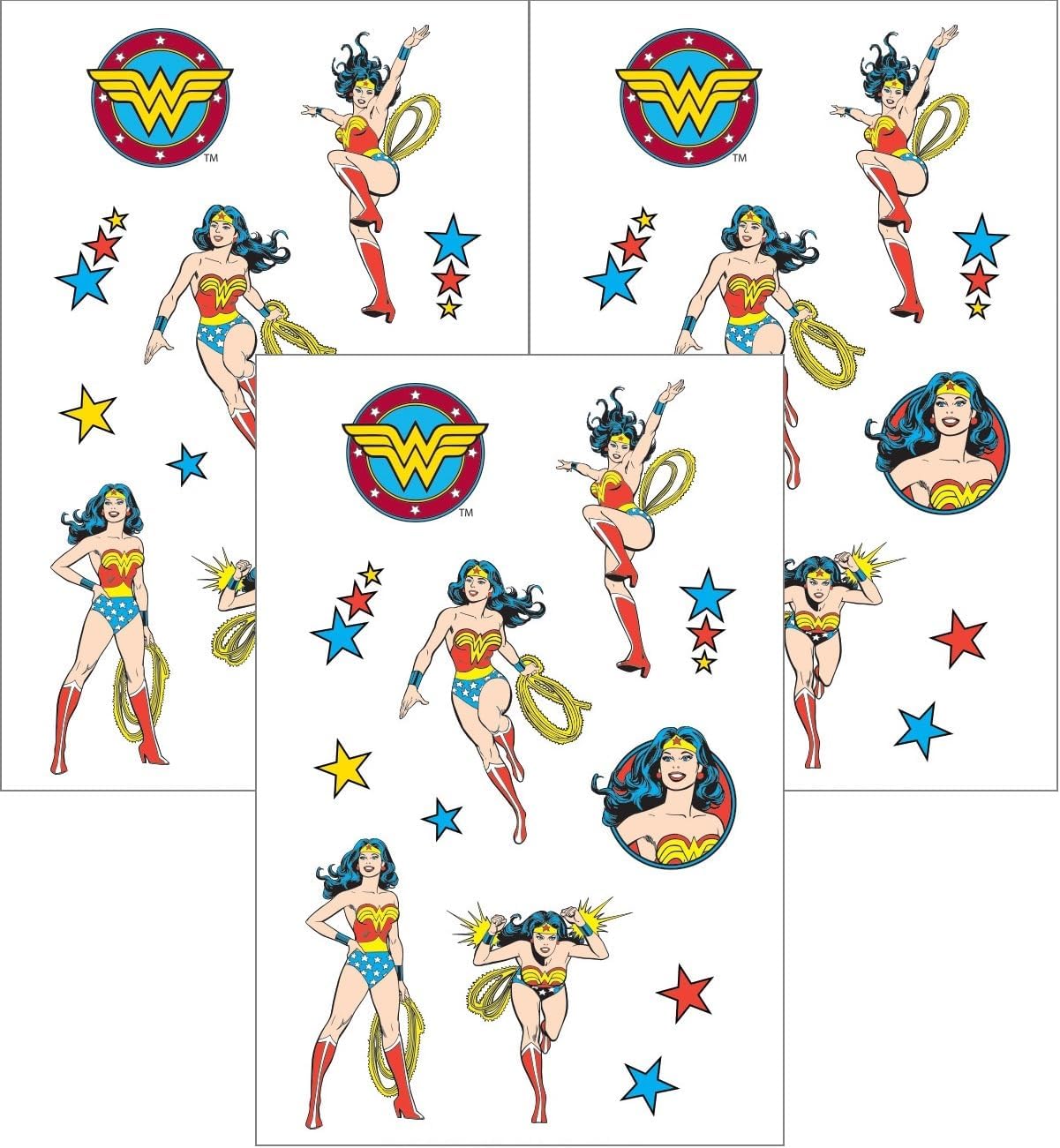Wonder Woman Stickers - 3 Sheets – Country Croppers