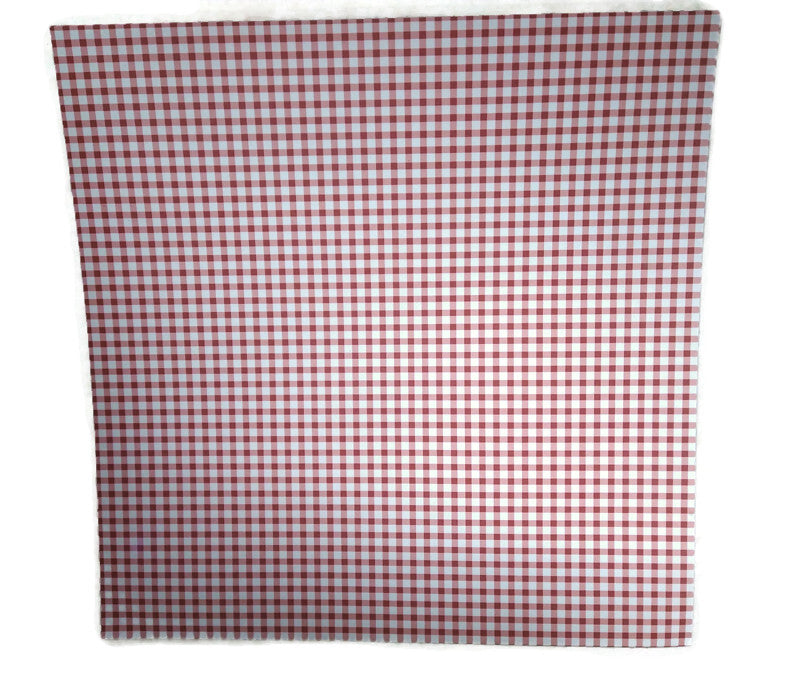 Country Red Mini Gingham 12x12 Scrapbook Paper - 4 Sheets – Country ...