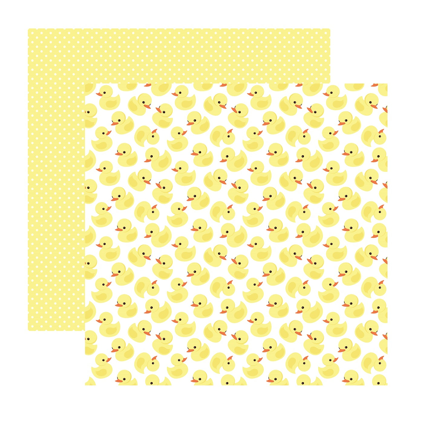 Rubber Ducks - Rubber Duck 12x12 Scrapbook Paper – Country Croppers