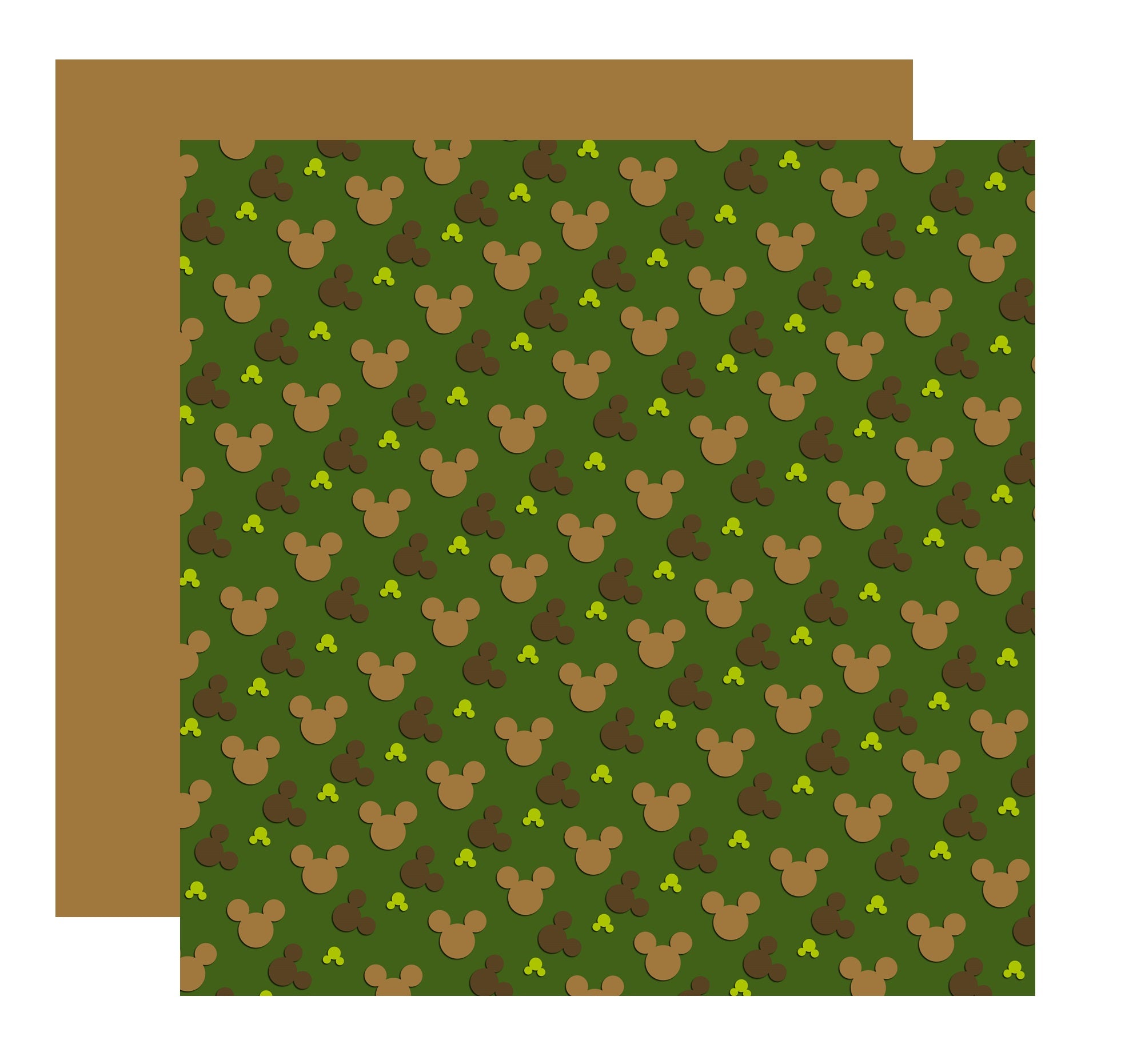Safari Mouse 12x12 Scrapbook Paper - Style 1 – Country Croppers