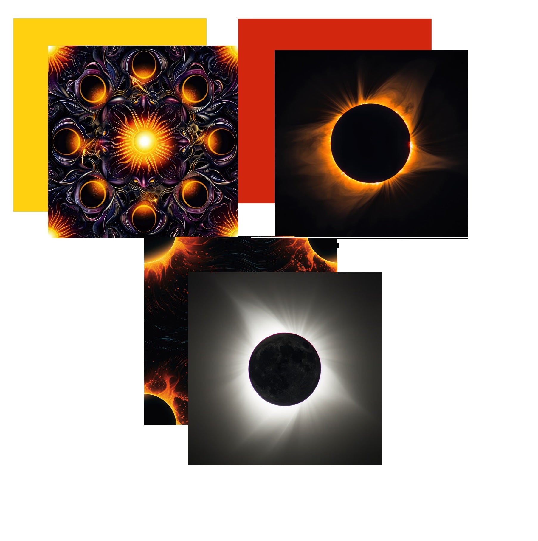 Solar Eclipse 12x12 Scrapbook Paper Assortment Set - 3 Sheets – Country ...