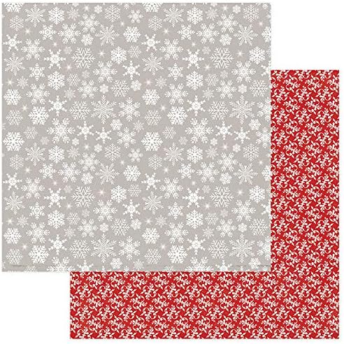 Let it Snow - Holiday Cheer Scrapbook Paper 12x12 - 5 Sheets – Country ...