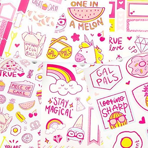 Trendy Neon Sticker Book - 24 Sheets! – Country Croppers