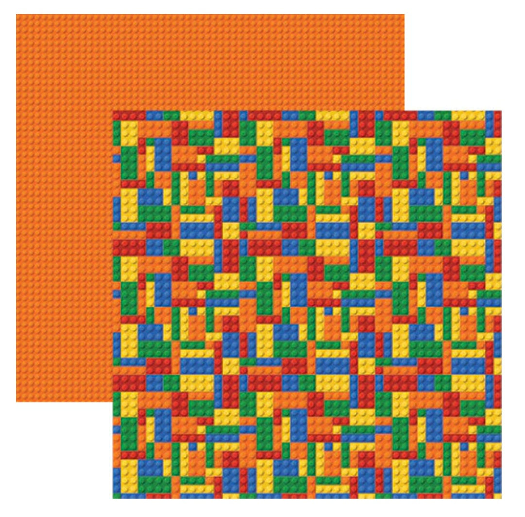 Block Party Building Blocks #5 Scrapbook Paper – Country Croppers