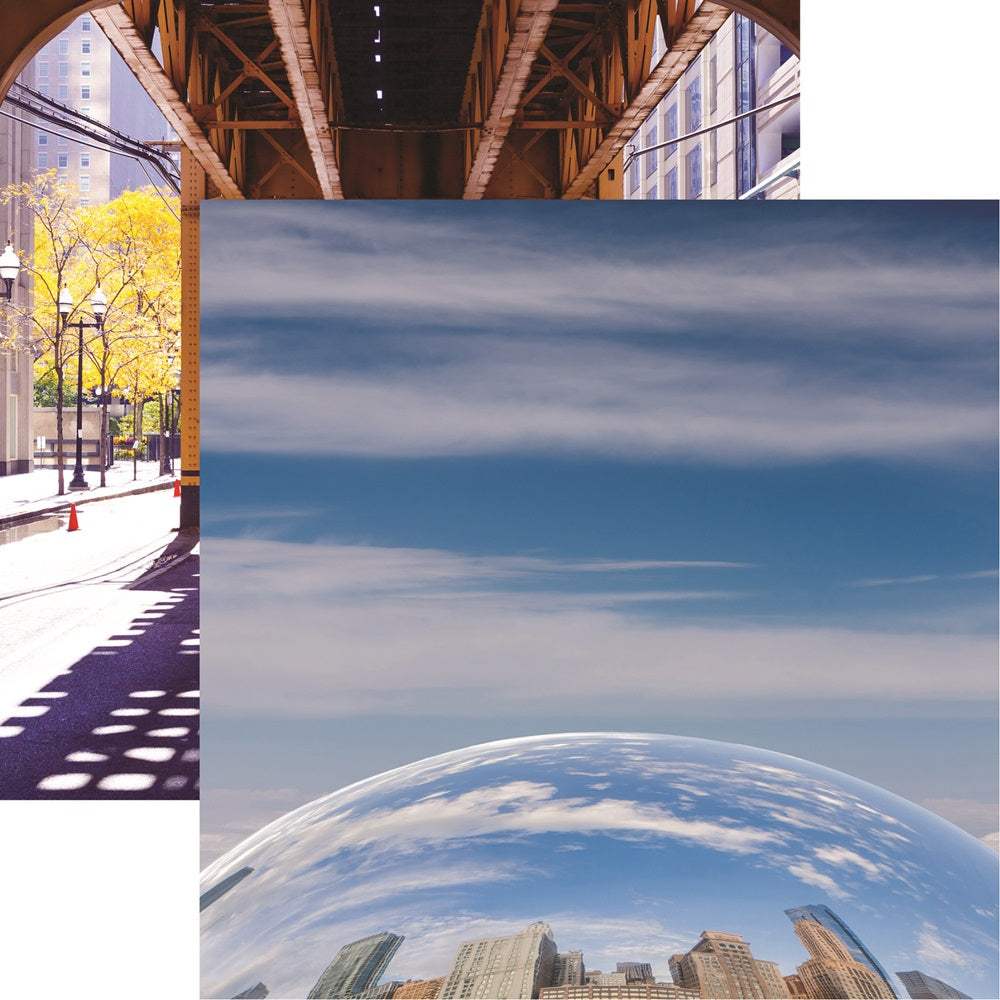The Bean - Chicago - 12X12 Travel Scrapbook Papers – Country Croppers