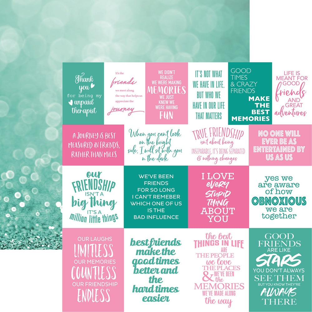 Better Together - Friends Forever - 12x12 Scrapbooking Paper – Country ...