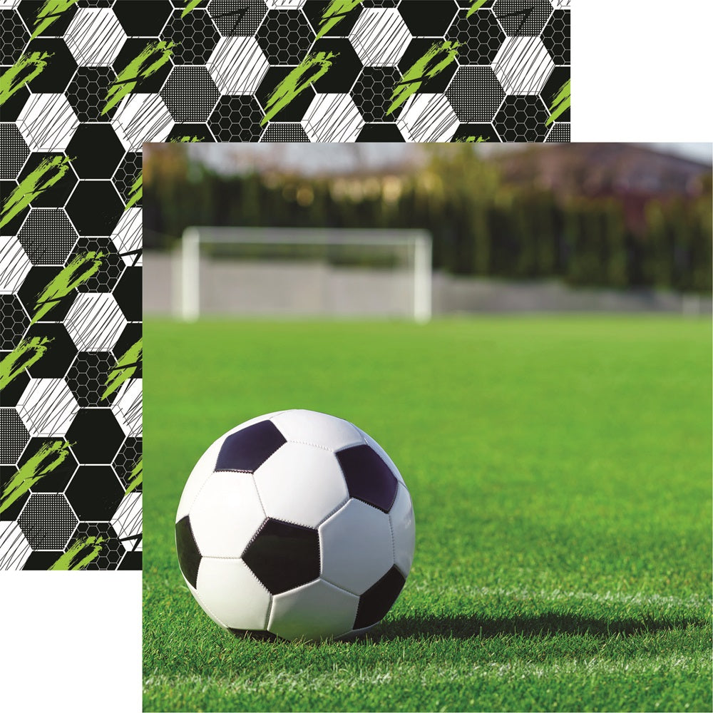 Corner Kick - Lets Play Soccer - 12x12 Double Sided Paper – Country ...