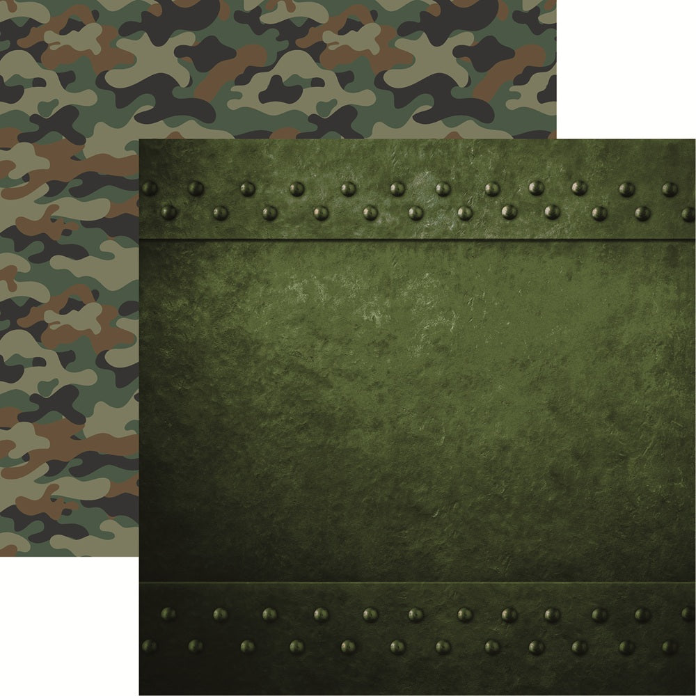 Armor - Military Life 12x12 Scrapbooking Paper – Country Croppers