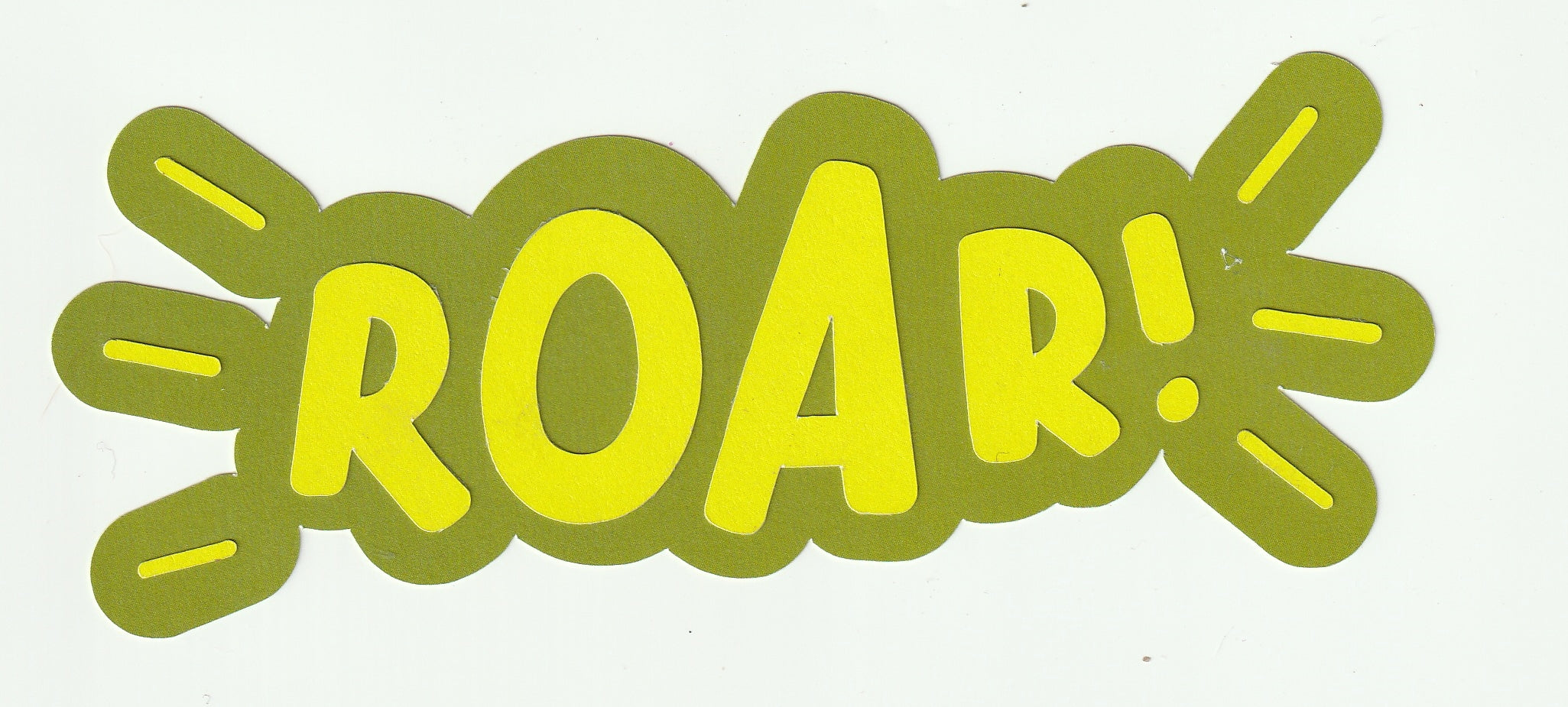 ROAR Die Cut Paper Piecing Title - Greens – Country Croppers