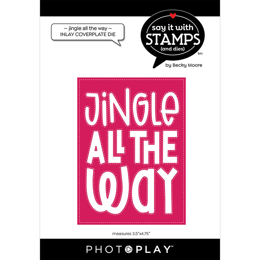 Jingle All the Way Inlay Coverplate Dies - Photoplay – Country Croppers