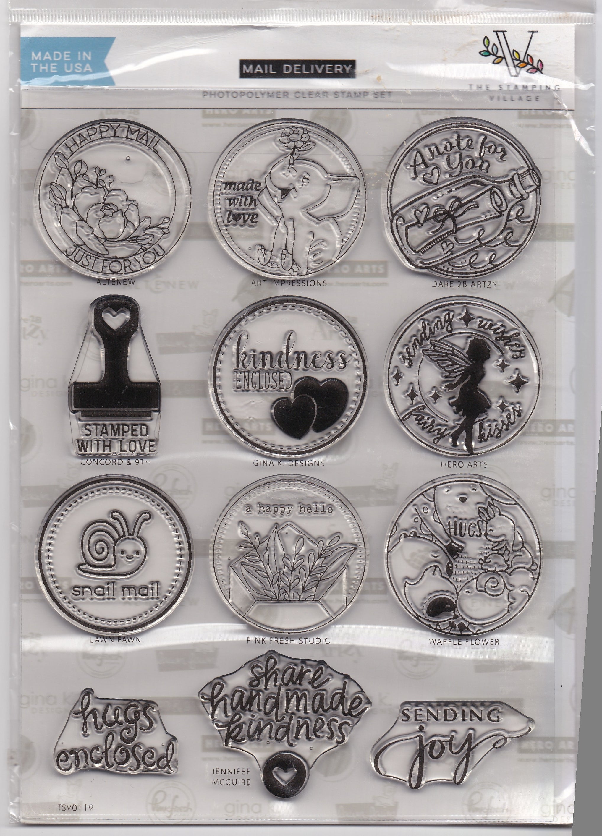 Stamping Village Mail Delivery Stamp Set – Country Croppers