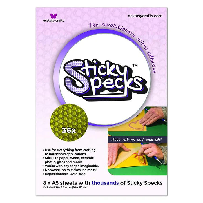 Sticky Specs Adhesive dot Sheets A5 - 8-Pack – Country Croppers
