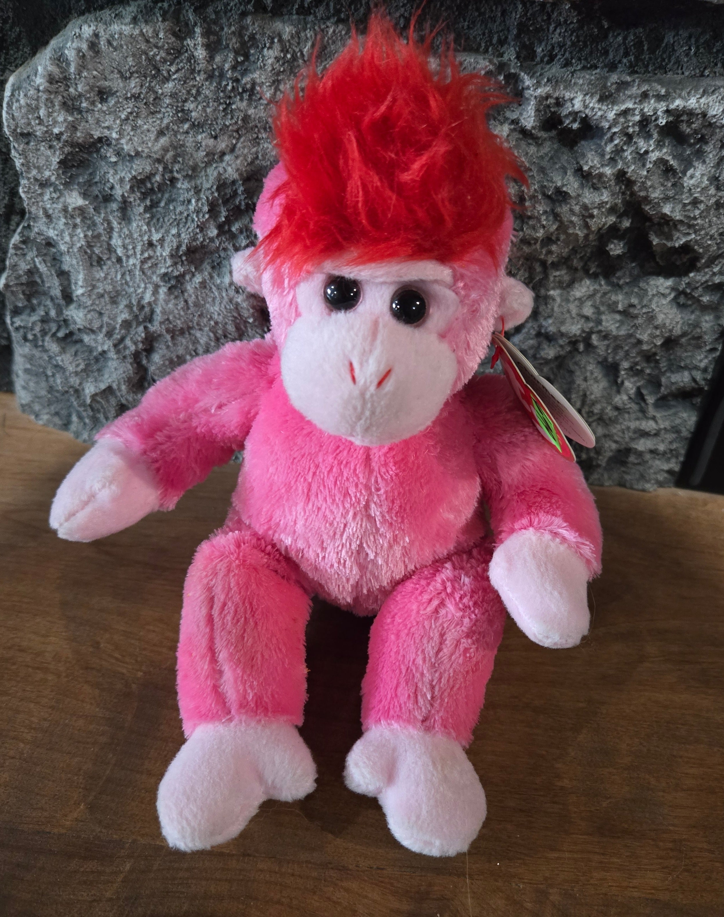 Ty Beanie Babies - Charmer Pink Monkey – Country Croppers