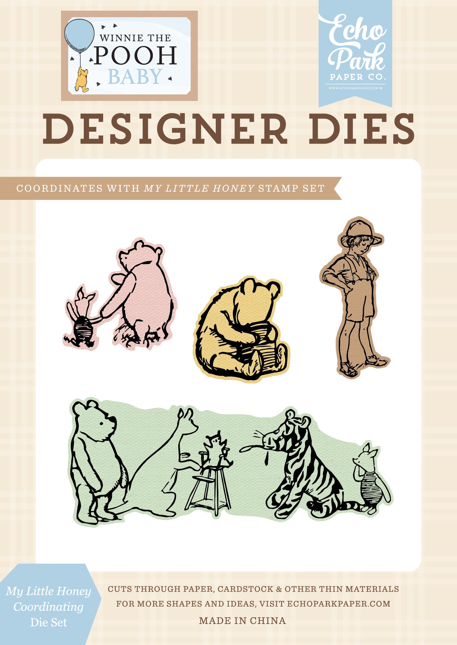 Winnie the Pooh My Little Honey Coordinating Die Set – Country Croppers