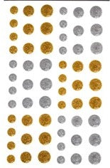 Glitter Enamel Stickers Assortment - Gold and Silver – Country Croppers