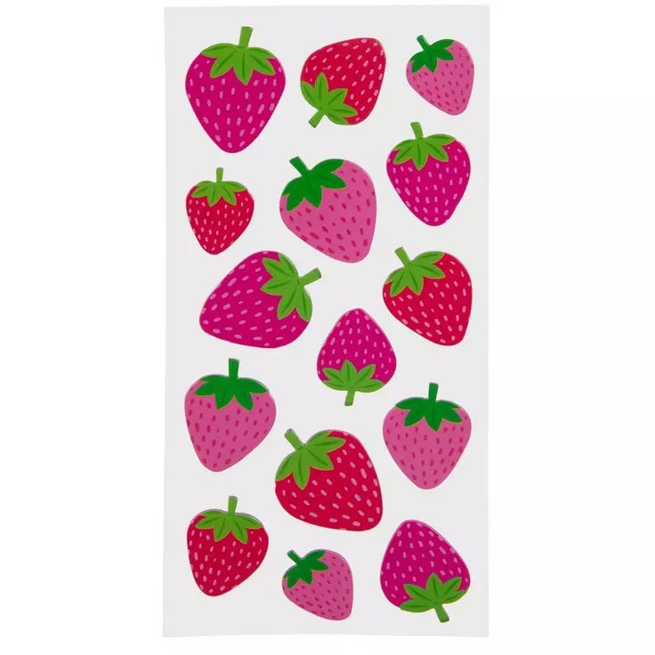 Strawberry 3D Foam Stickers Set – Country Croppers