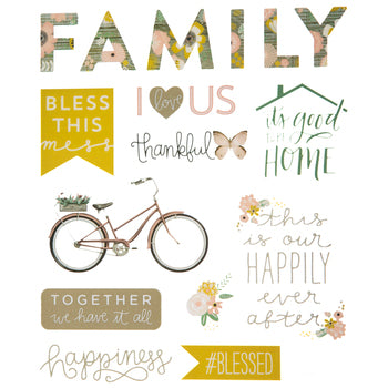 Home and Family Stickers - 2 Sheets – Country Croppers