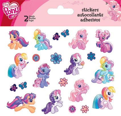 My Little Pony Cartoon Mini Foldover Stickers – Country Croppers